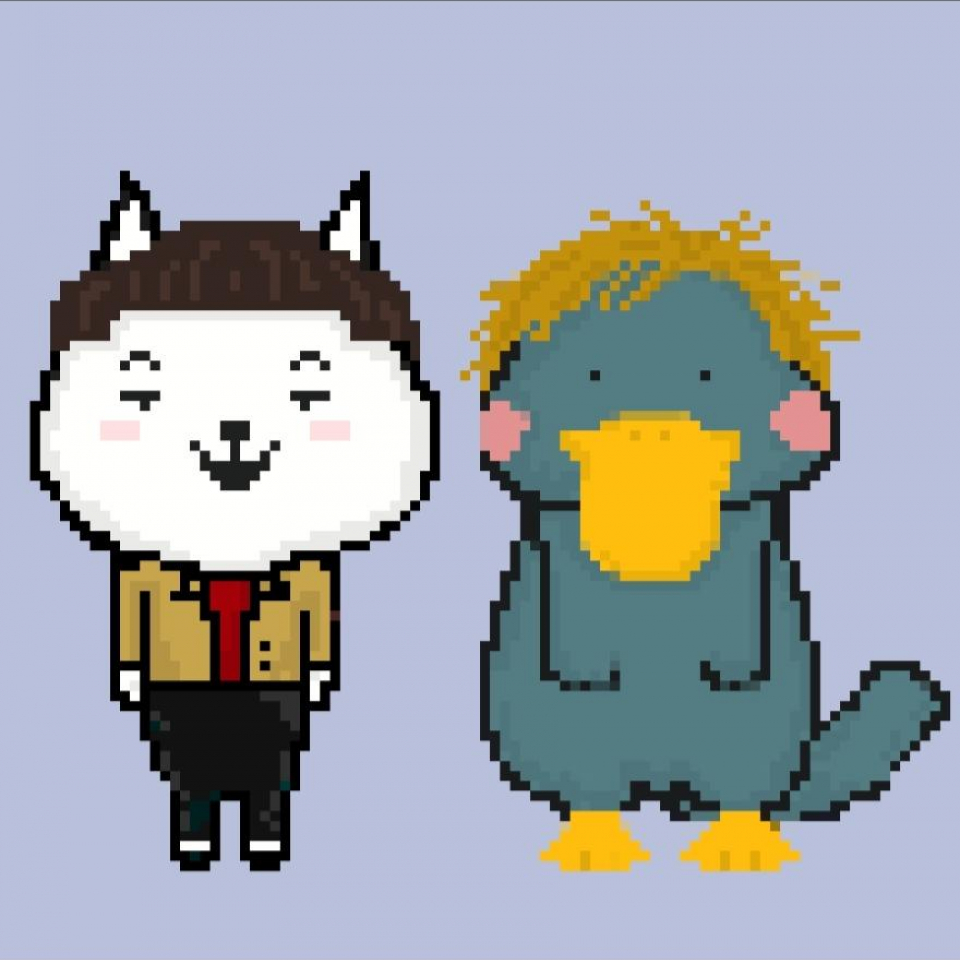 2D cat # 阿呆與阿呱 | OurSong